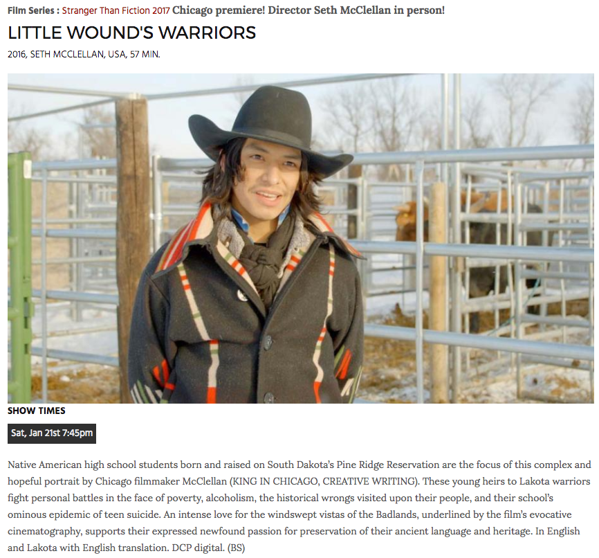 Little Wound's Warriors - Seth McClellan
